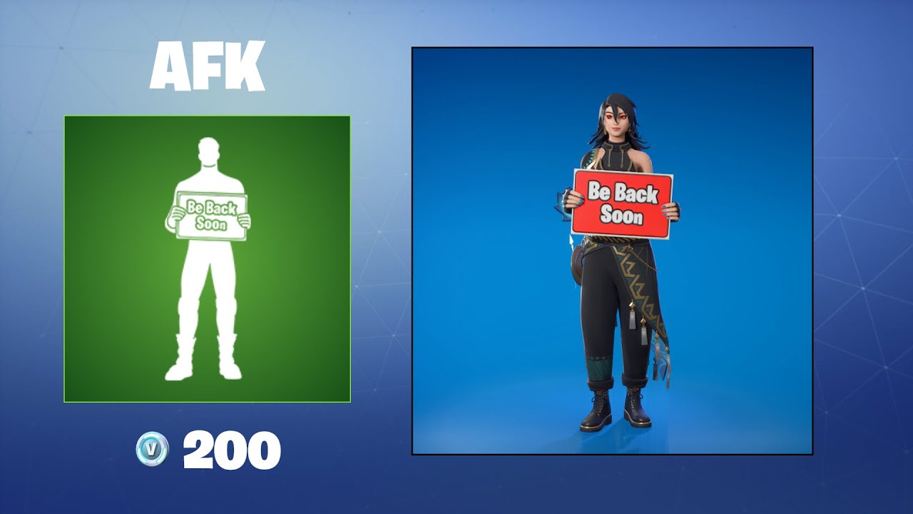 AFK | Fortnite Emote - YouTube