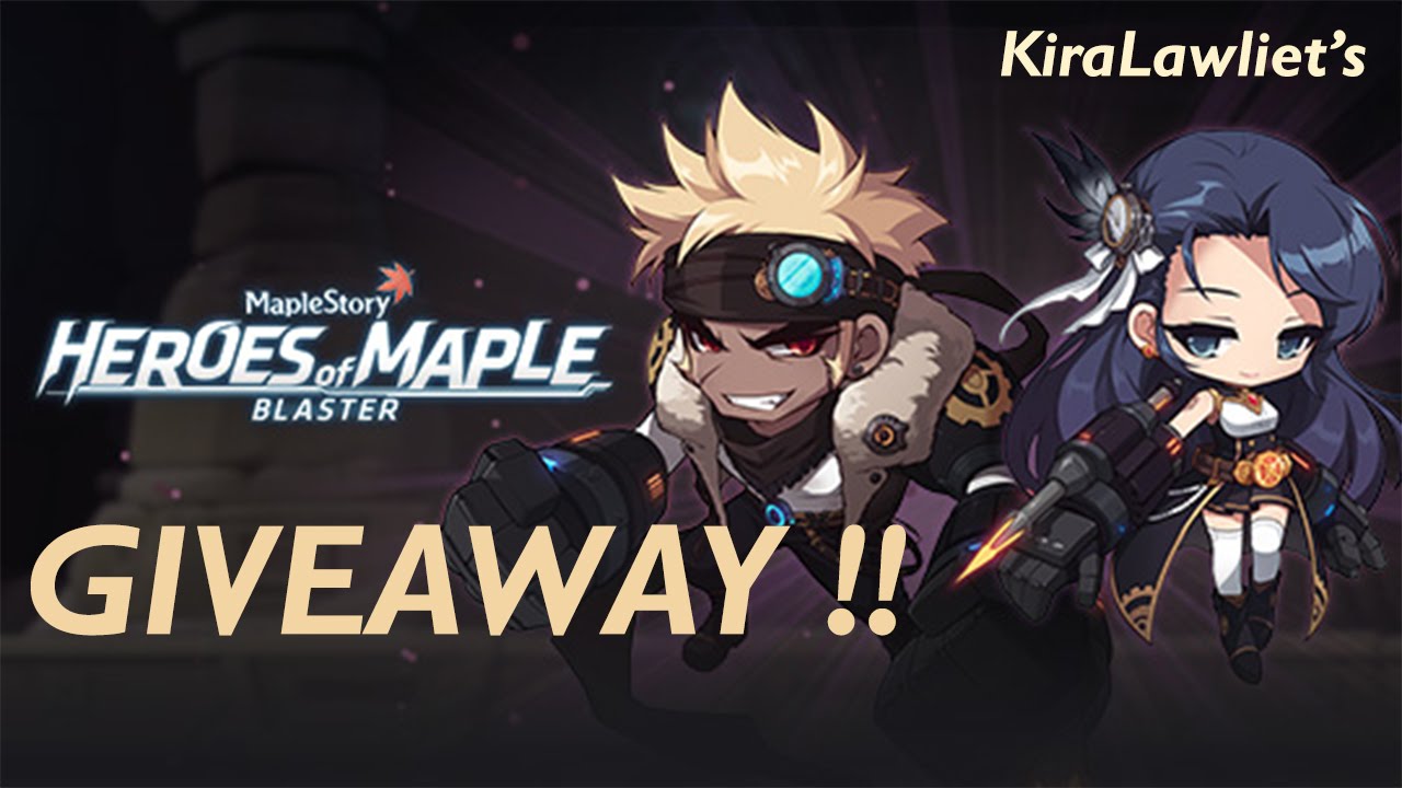 MAPLESTORY BLASTER GIVEAWAY WINNER | 10K NX CODE !! - YouTube