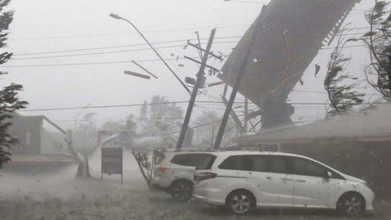 Europe is SUFFERING! Now the storm hits Finland in Olulu. Heavy rain ...