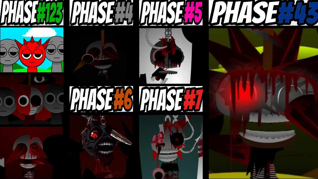 Incredibox Sprunki - Phase 1 - 3 VS Phase 4 VS Phase 5 VS Phase 6 -7VS ...