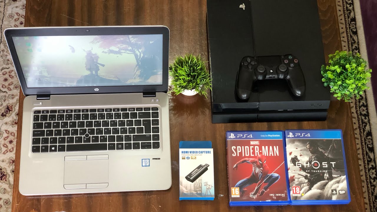 how to connect ps4 with laptop with no internet - YouTube