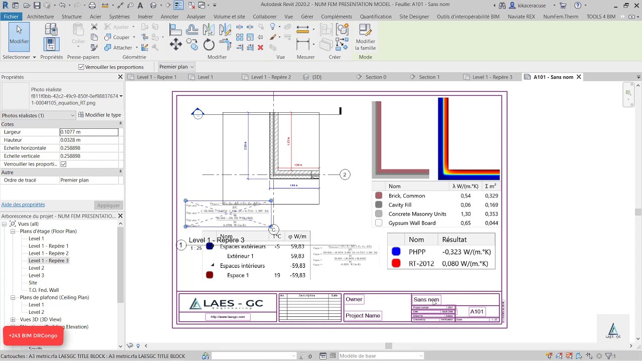 NumFem Therm Mise en page et presentation de résultats de calcul Part 8 ...