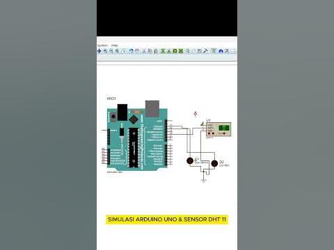 SIMULASI ARDUINO UNO & DHT 11 #elektro #arduino #arduinoproject - YouTube