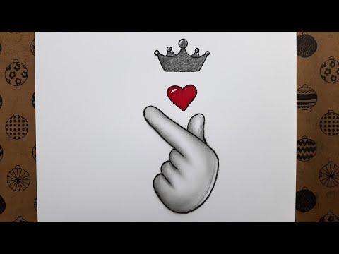 Çok Kolay bts Kore Tumbir Kalp Resmi Çizimi, Adım Adım Nasıl  Çizilir bts Kolay Çizimi