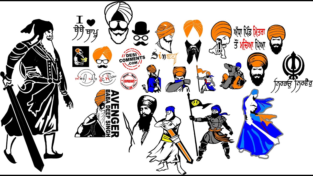 panjabi redium cutting stickers design download ranjeet arts pamgarh ...