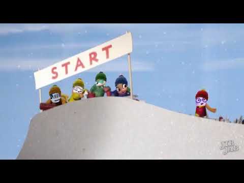 Nick jr villains sled race - YouTube