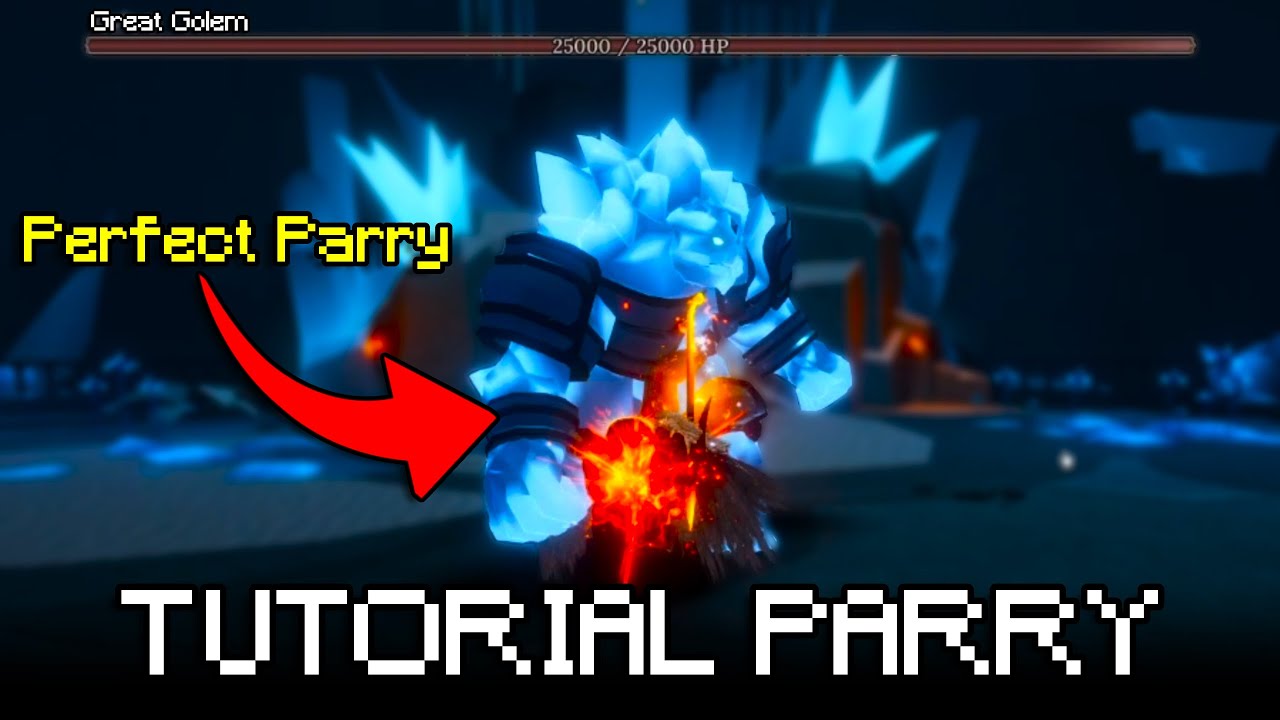 TUTORIAL Cara PARRY Yang Benar di The Forge Roblox - YouTube