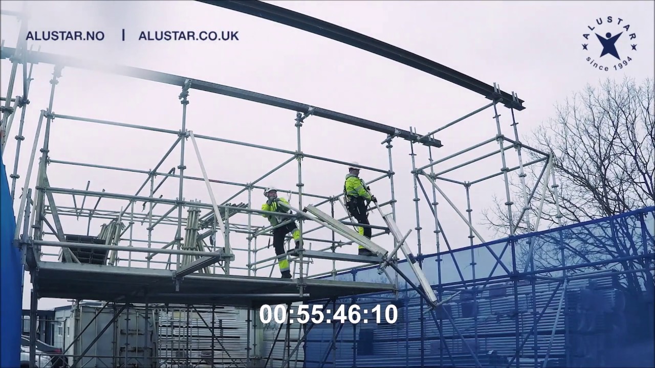 Alustar Hengestillas / Suspended Scaffold - YouTube