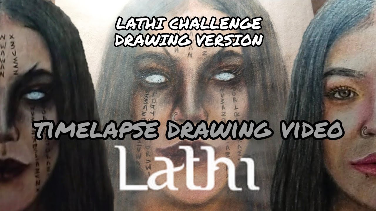 LATHI DRAWING VERSION - TIMELAPSE DRAWING VIDEO | WAWAN RESTIAWAN ...