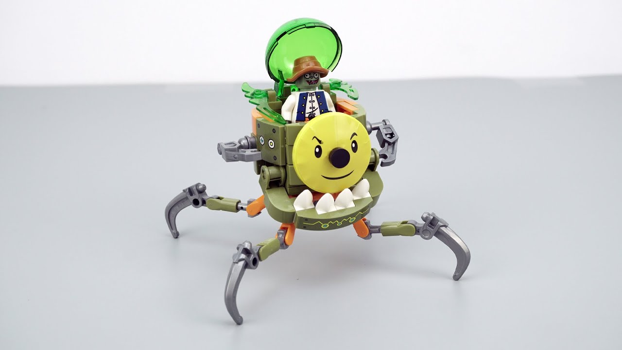 Lego Plants vs Zombies: Zombie Mecha Brick Set Unboxing & Building ...