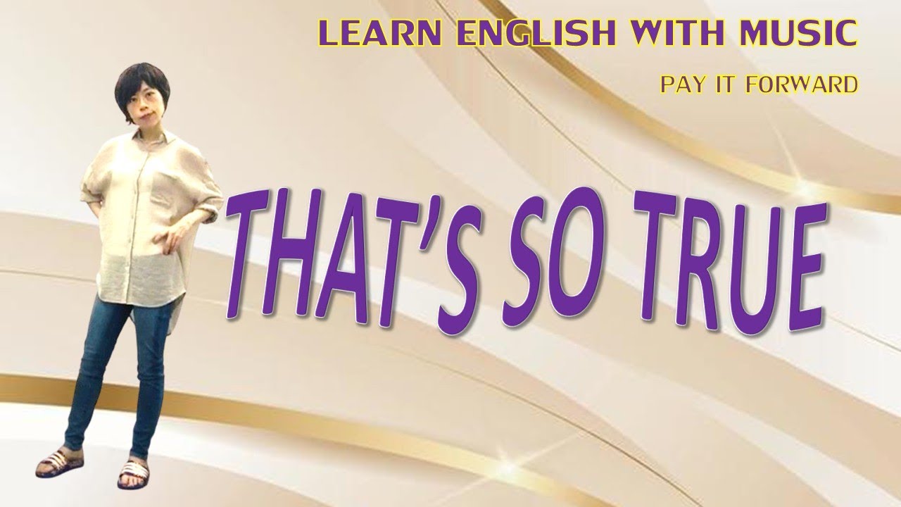 【Learn English with Music-樂學英文】Gracie Abrams - That's So True (Cover by ...