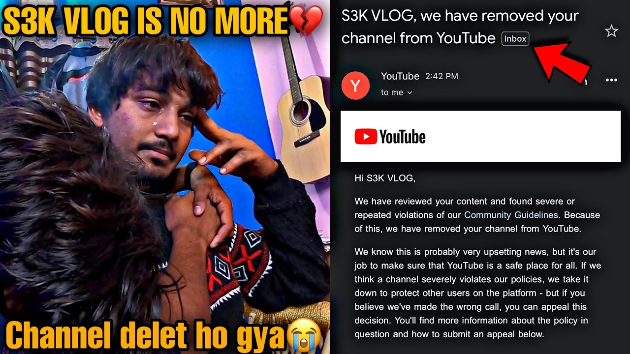 S3K Vlog is no more guys💔heart breaking news😭for our family - YouTube