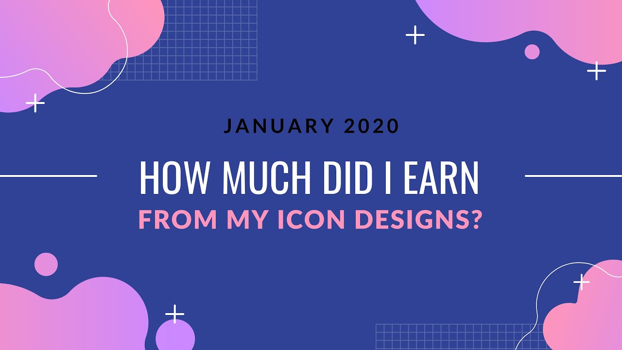 How much can you earn from icon designs - YouTube