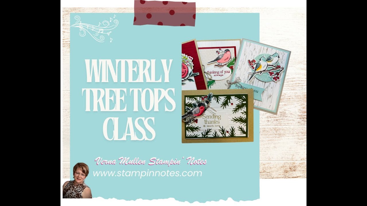 Winterly Tree Tops Class - YouTube