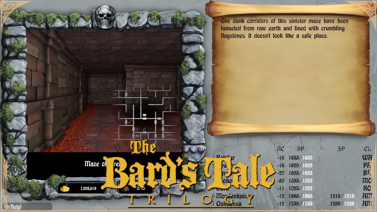 The Bard's Tale Trilogy: The Destiny Knight — The Maze of Dread | Xbox ...