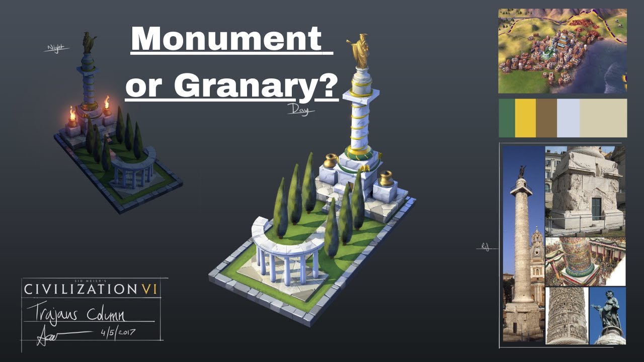 Monument or granary? When should you build them in Civilization 6 ...