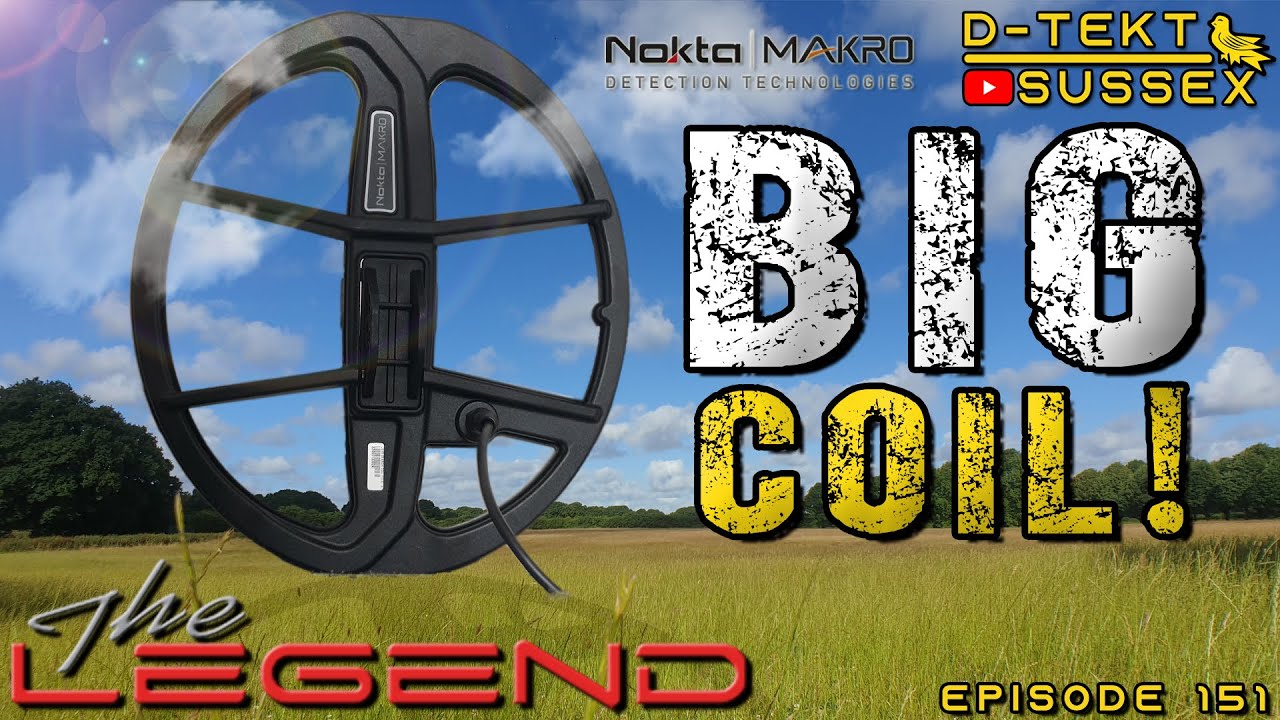 Massive LG35 13.5" Coil on the Nokta Makro Legend! | Metal Detecting ...