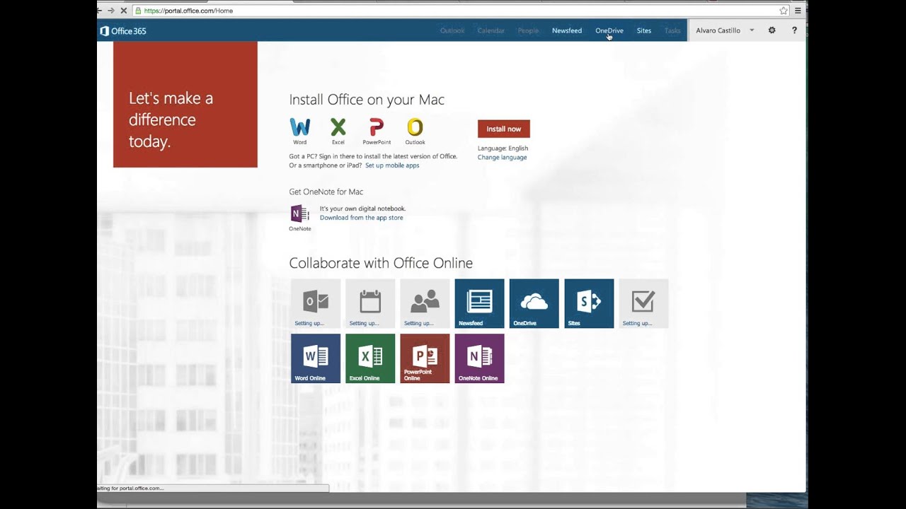 How to access "One Drive" - YouTube
