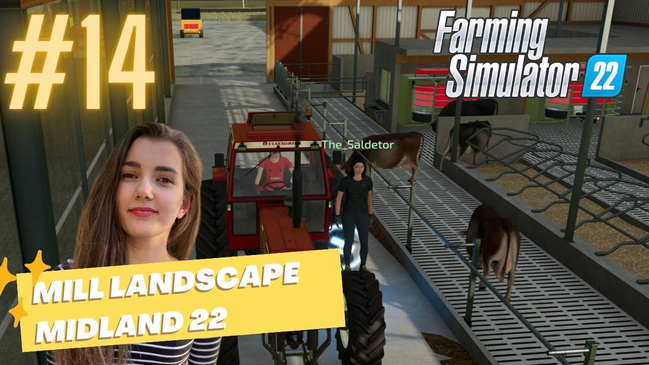 14- FINALMENTE LE MUCCHE! - FS22 #Girl #multy - YouTube