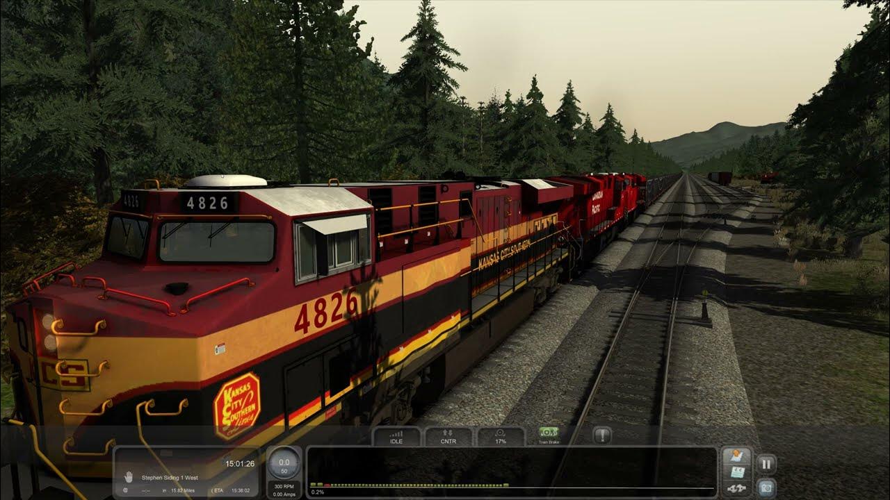 Train Simulator Classic - [GE ES44AC] - KCS on the Canadian Mountain - 4K UHD - YouTube