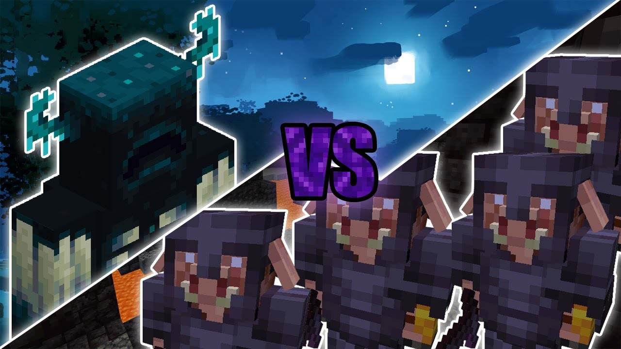 WARDEN VS 15 NETHERITE PIGLIN BRUTES | MINECRAFT - YouTube