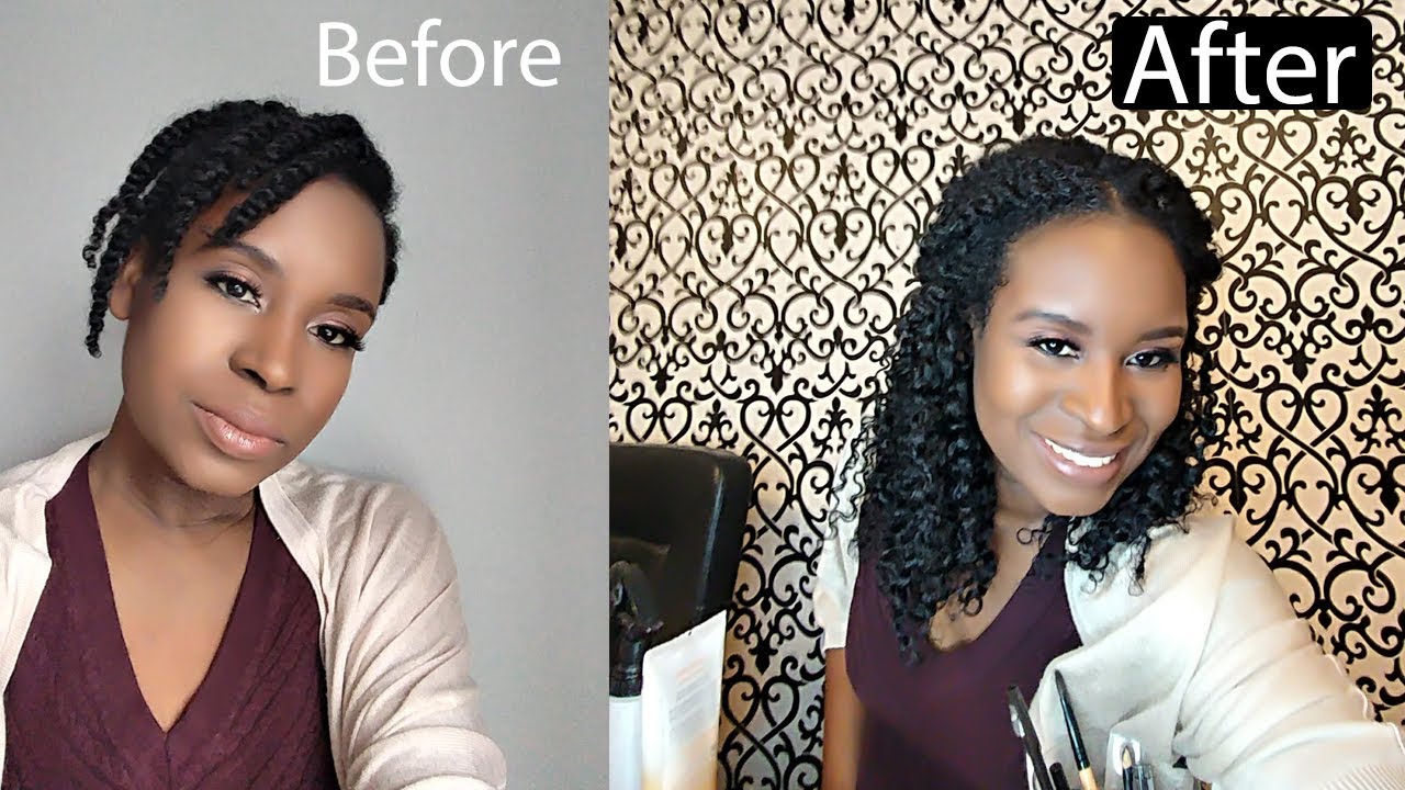 Installer ma Perruque u-part avec l'aide de mon assistante/ Wig install ...