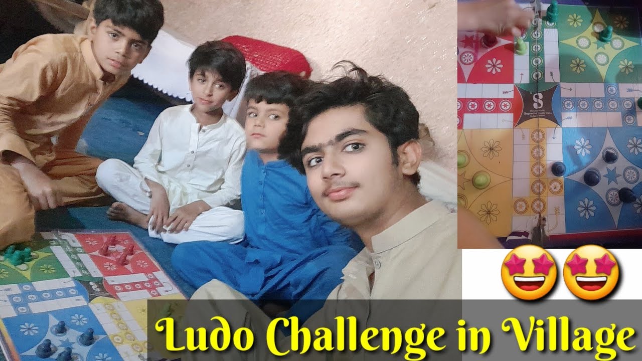 Ludo Game Challenge 🎮 》 Pakistani Village Vlog 》Ludo Played by ...