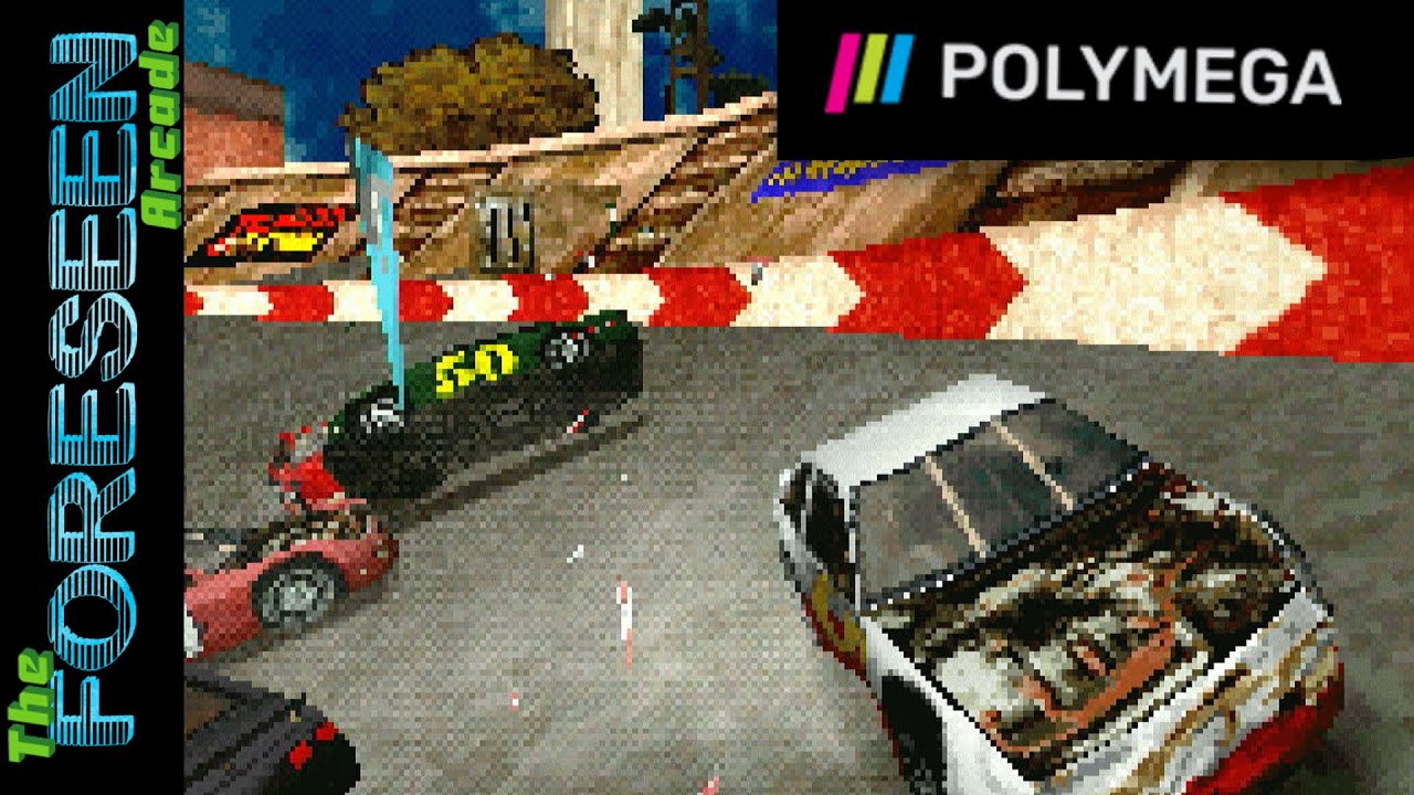 Polymega Gameplays - Destruction Derby 2 [PlayStation - PAL] - YouTube
