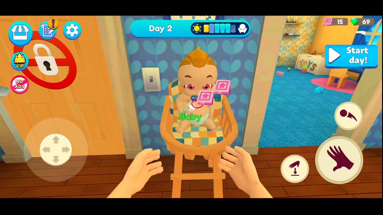 Mother' Simulator Family life Game //Mother Simulator Gameplay 👶 - YouTube