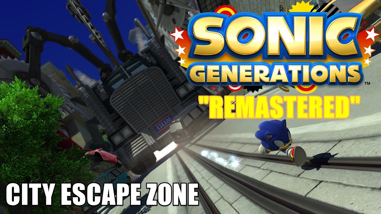 Sonic Generations "Remastered" - City Escape Zone - YouTube