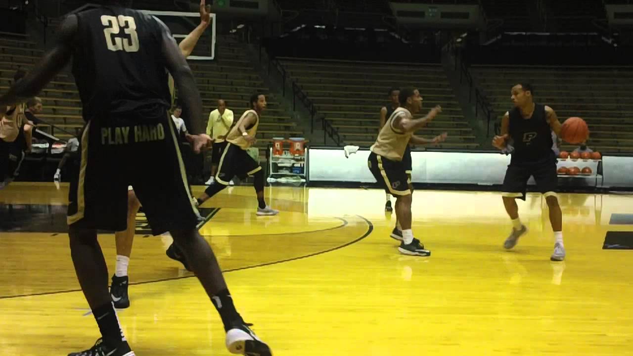 Purdue basketball practice - YouTube