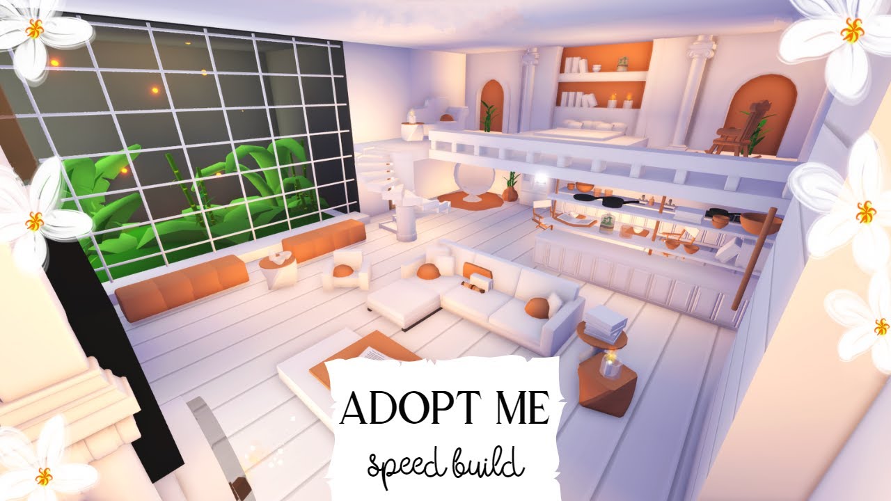 WARM COLOR TREE HOUSE - Adopt Me speed build ROBLOX - YouTube