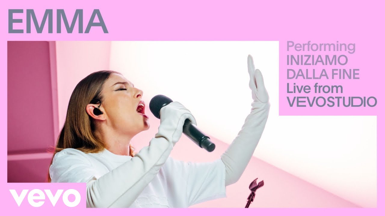 Emma - INIZIAMO DALLA FINE (Live) | Vevo Studio Performance - YouTube Music
