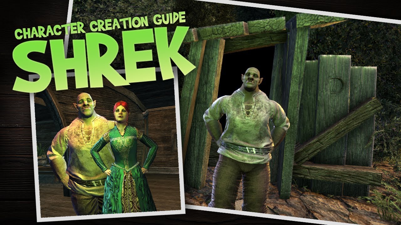 ESO Shrek - Character creation guide - YouTube