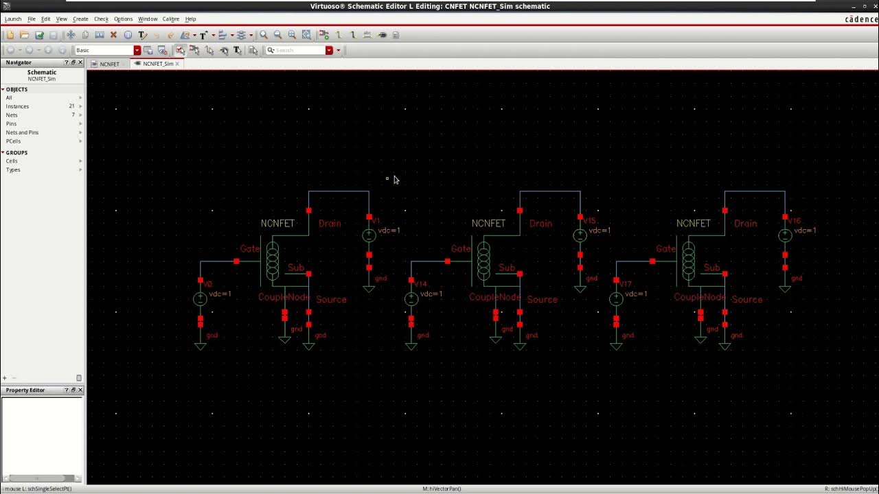 Cadence Virtuoso: Logic Design Using CNFET Verilog-A Model. - YouTube