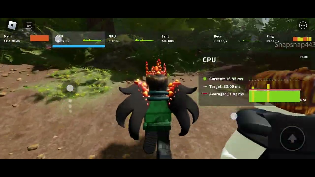 roblox forest demo on red magic 9s pro - YouTube