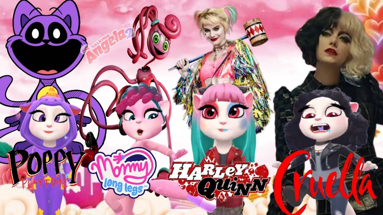 Poppy Playtime 🆚 Mommy Long Legs Cosplay 🆚 Harley Queen 🆚 Cruella 🆚 My ...