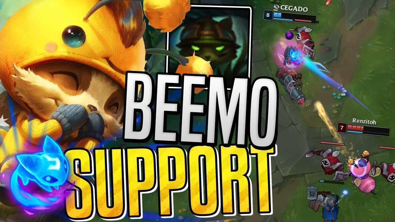 BEEMO SUPPORT! COMO SER EL SUPPORT FAVORITO DE TU ADC! (Puede no ...