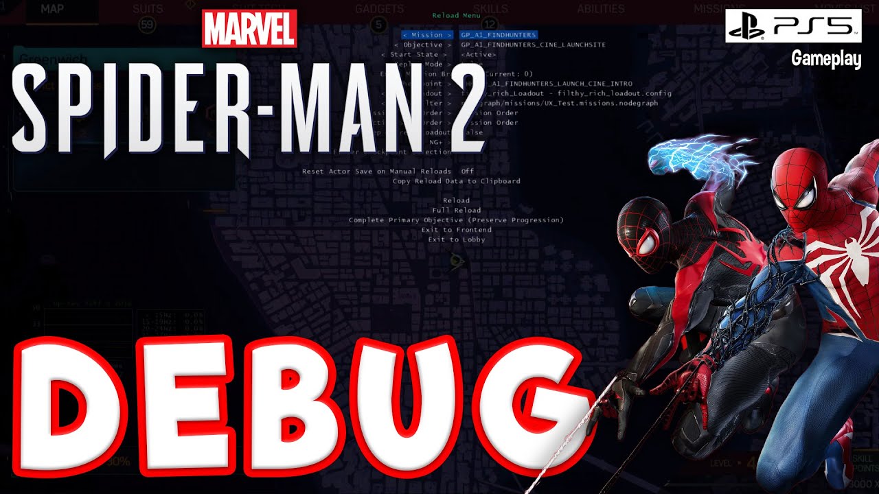 Marvel's Spider-Man 2 - Debug Menu / Developer Console Glitch - Part 29 ...