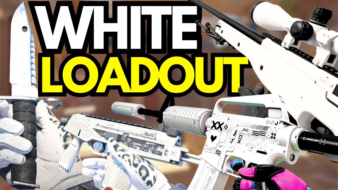 The BEST WHITE Inventory for CS2! (BUDGET White Themed Skins Loadout ...