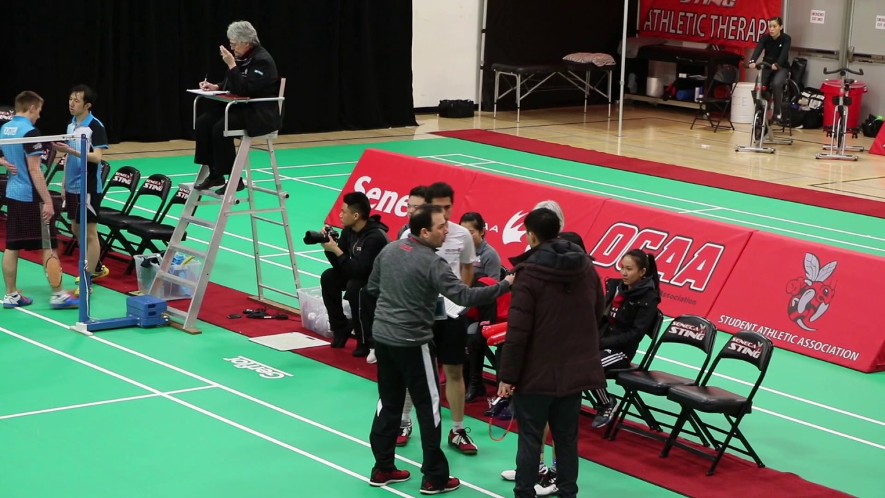 2017 CCAA Badminton National Championships - MD Bronze Medal Match ...
