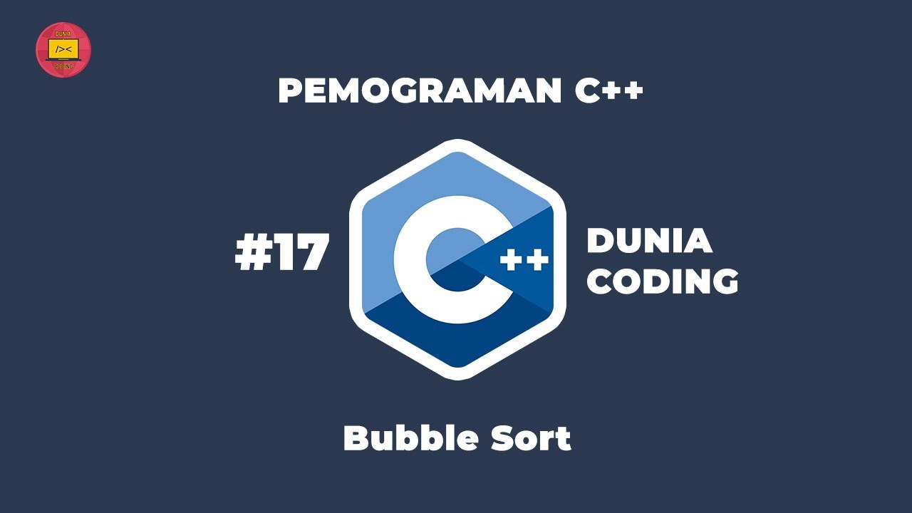 Belajar Pemrograman Bahasa C Implementasi Bubble Sort Youtube