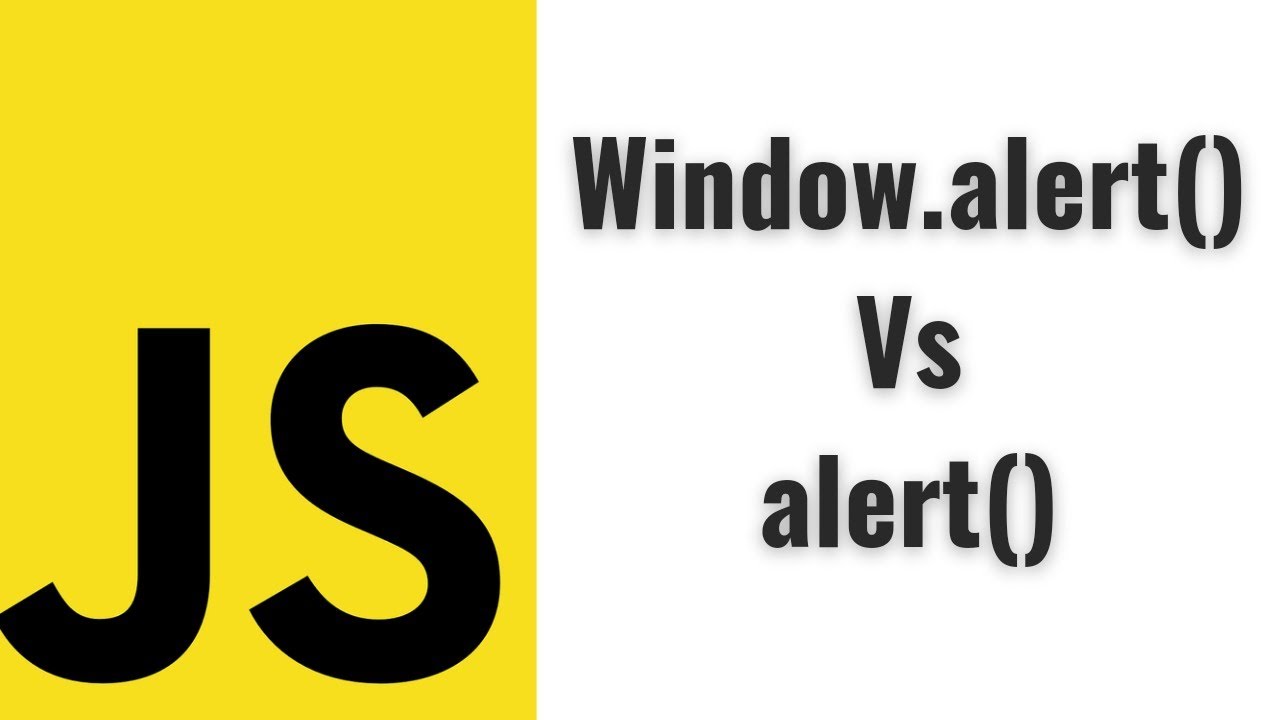 Js little by little | window.alert() - YouTube