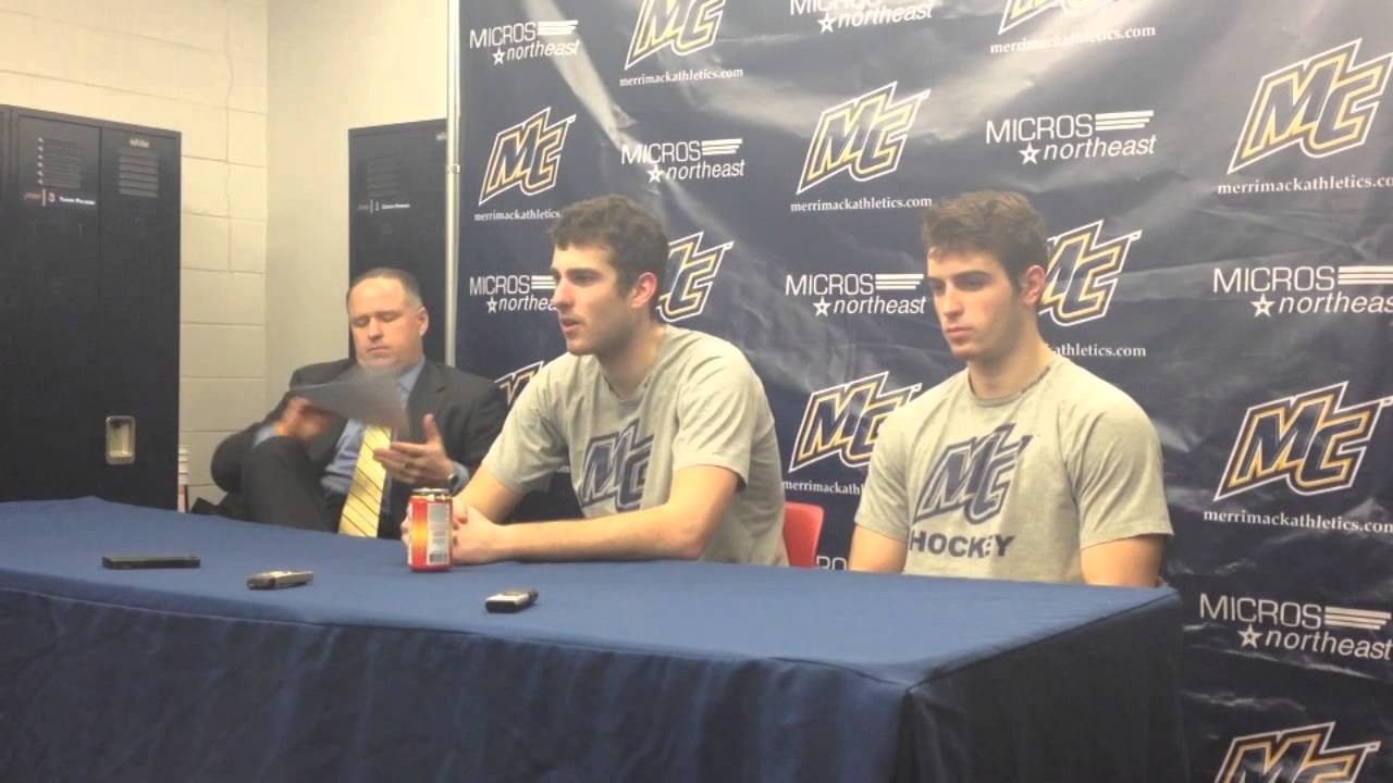 Sam Marotta & Justin Hussar (UMass-Lowell at Merrimack, 2/1/13) - YouTube