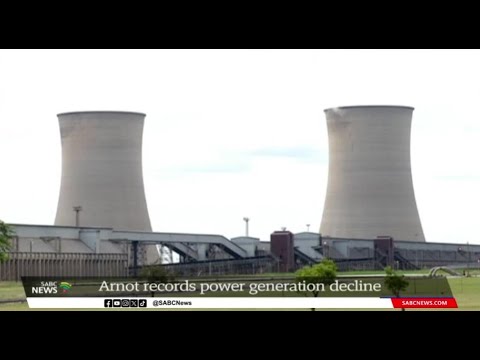 Arnot Power Station records power generation decline - YouTube