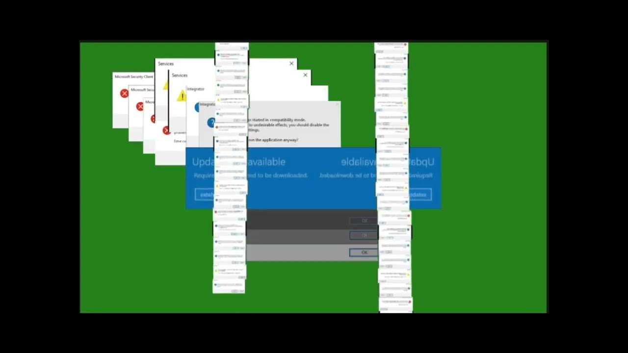 Windows 10 error green screen meme | Free to use - YouTube