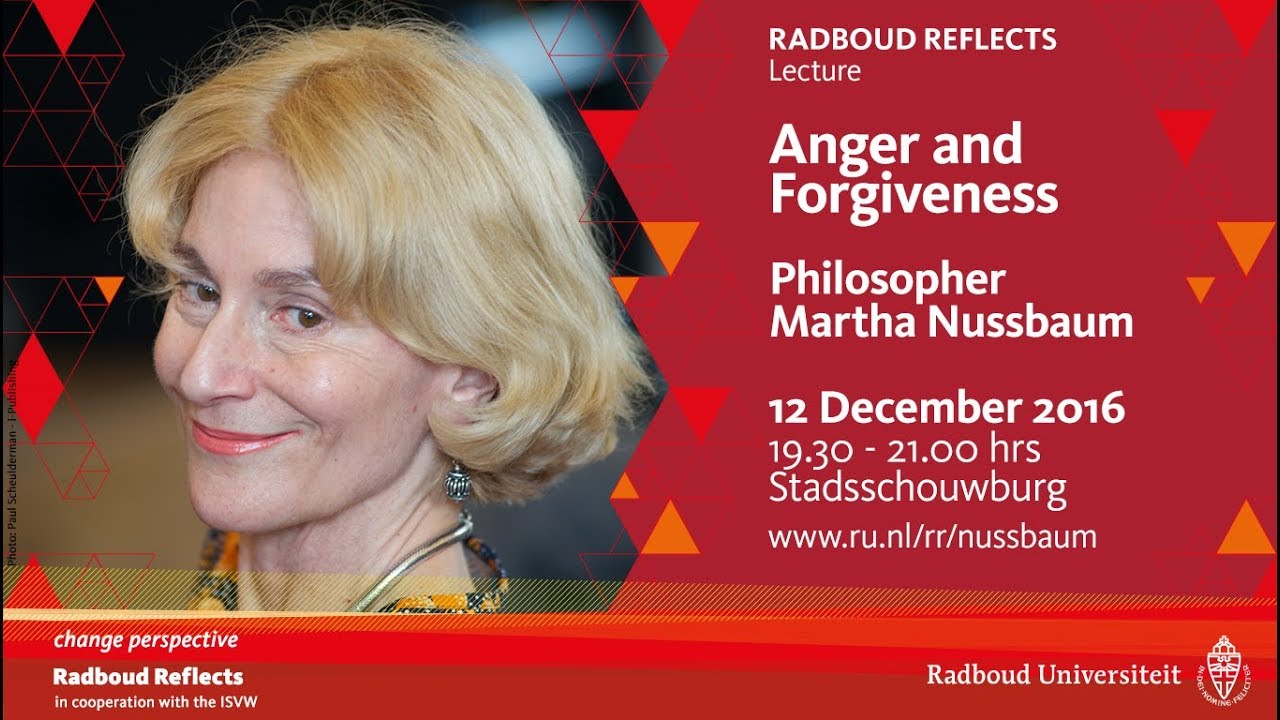 Anger and Forgiveness | Philosopher Martha Nussbaum, lecture - YouTube