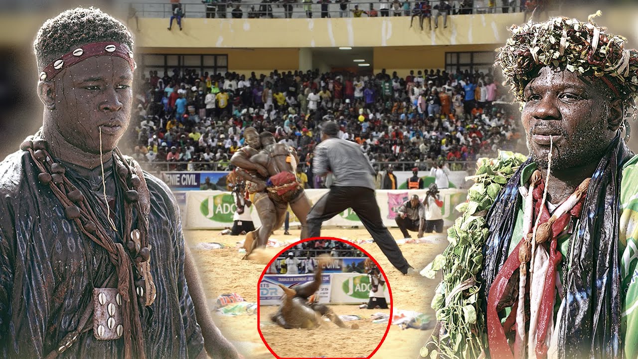 Chute spectaculaire! Le film du combat Thiatou Daouda Fall vs Pape ...