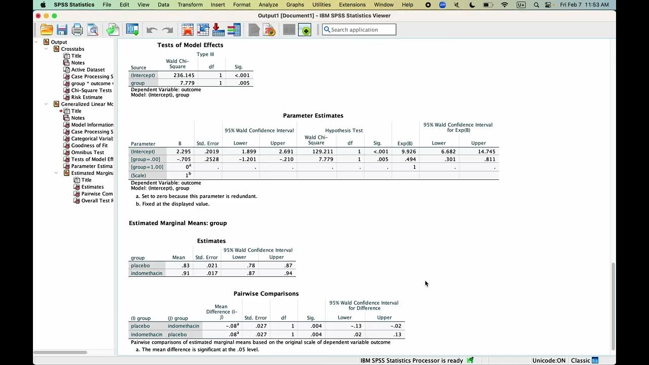 SPSS Tutorial: Simple Logistic Regression - YouTube