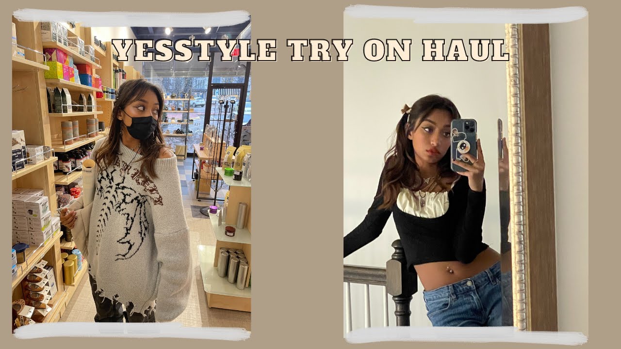 YESSTYLE unboxing and try on haul !! - YouTube